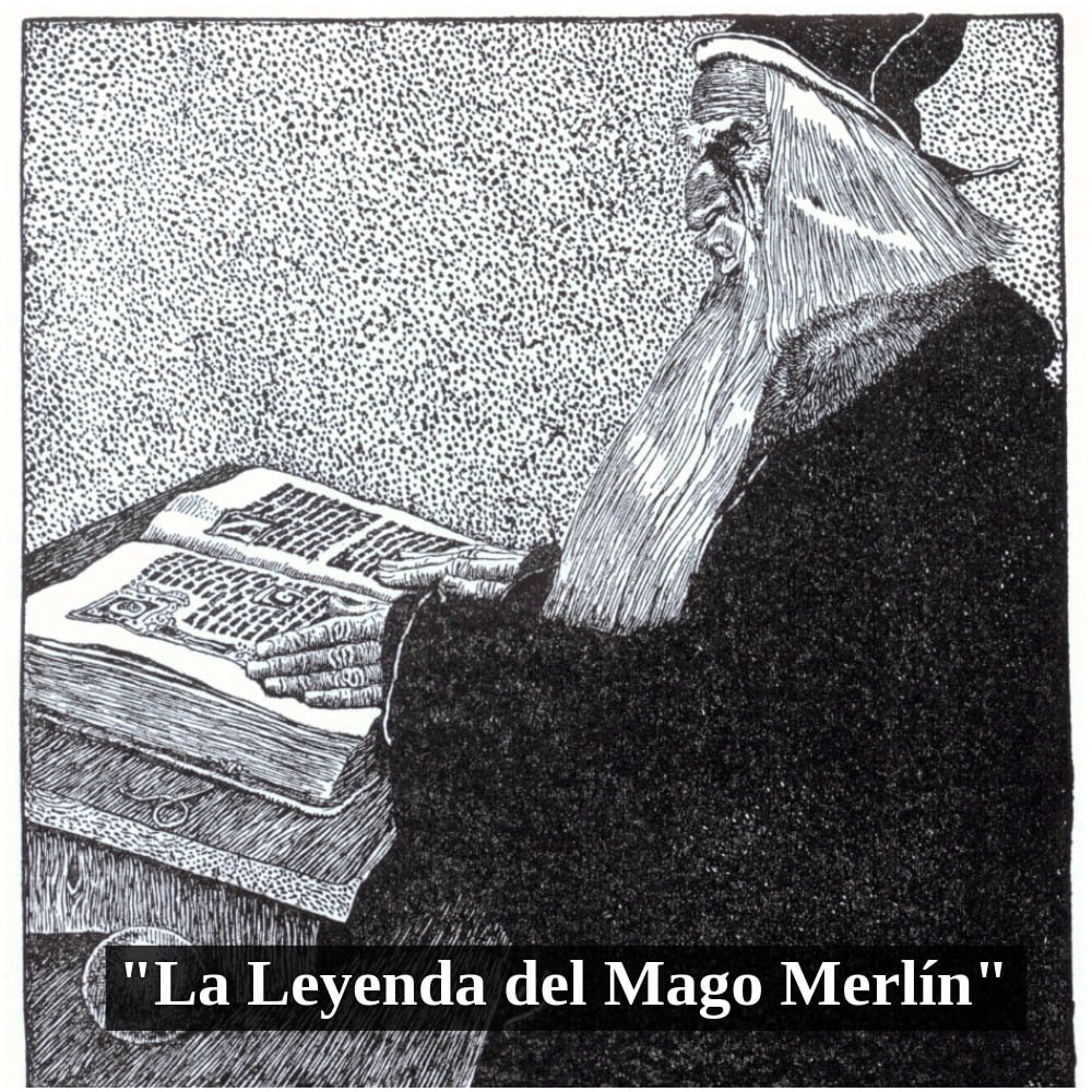 Obra de teatro corta del Mago Merlín y el Rey Arturo (5 personajes)